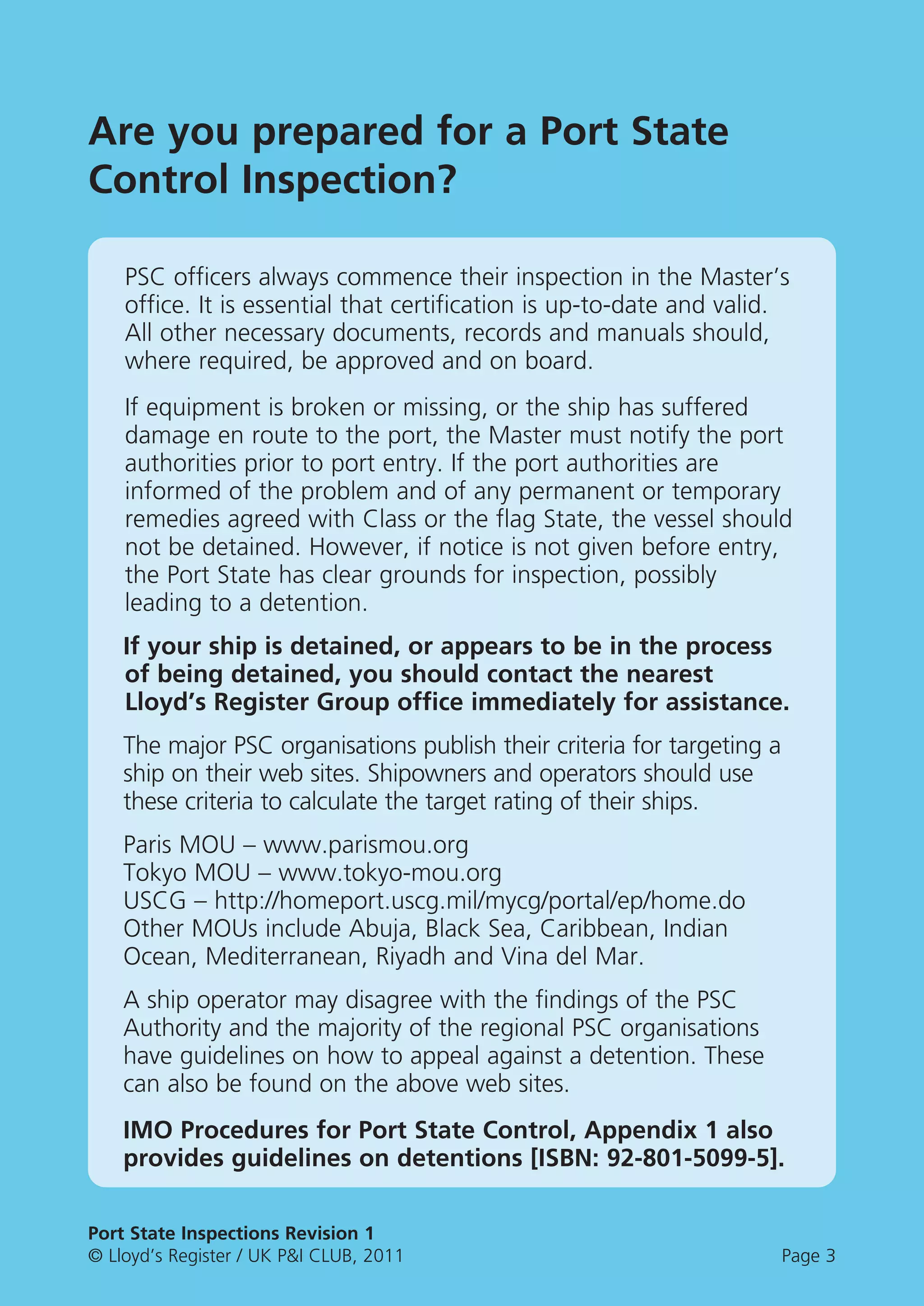 Psc pocket checklist | PDF