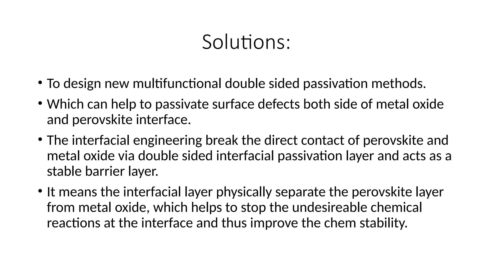 Molecular engineering in Perovskite solar cell | PPTX