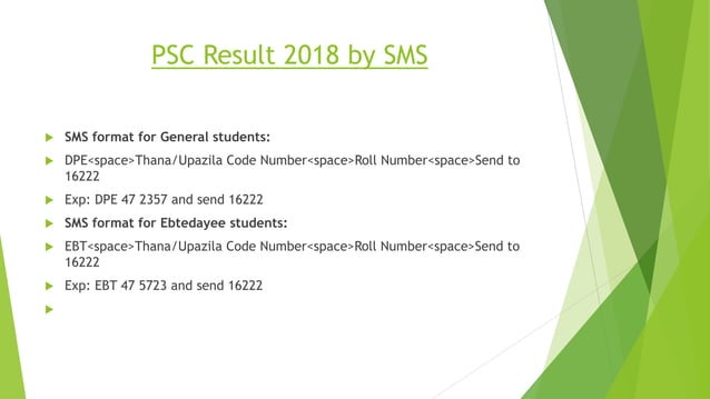 Psc result 2018 all board | PPTX