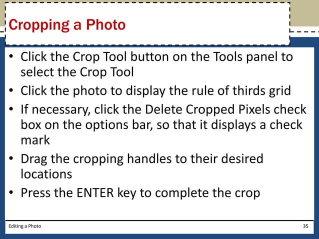 Photoshop CS6 Chapter One | PPT