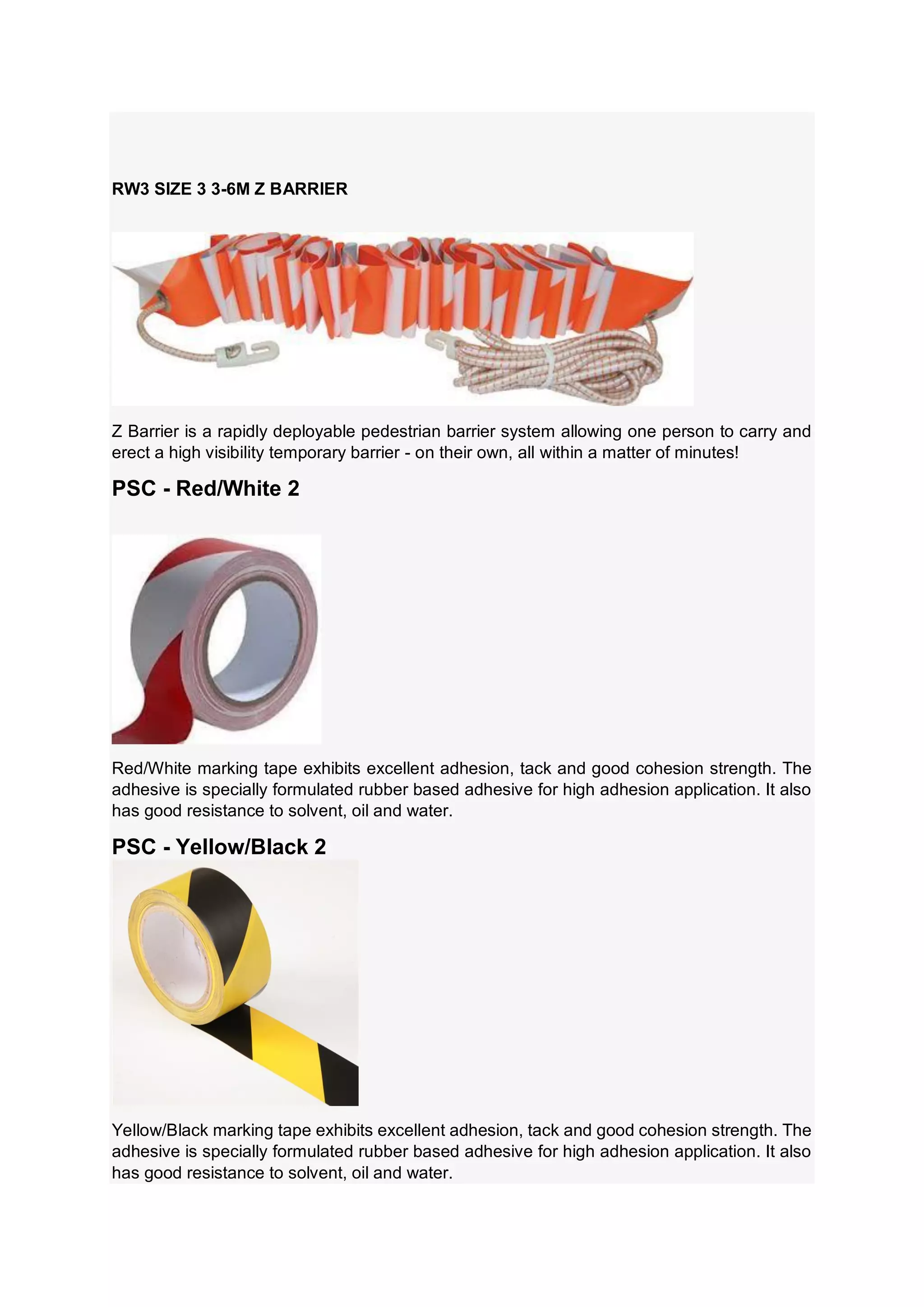 PSC Safety Caution Tapes | PDF