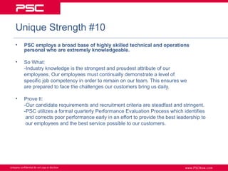 Psc Unique Strengths | PPT