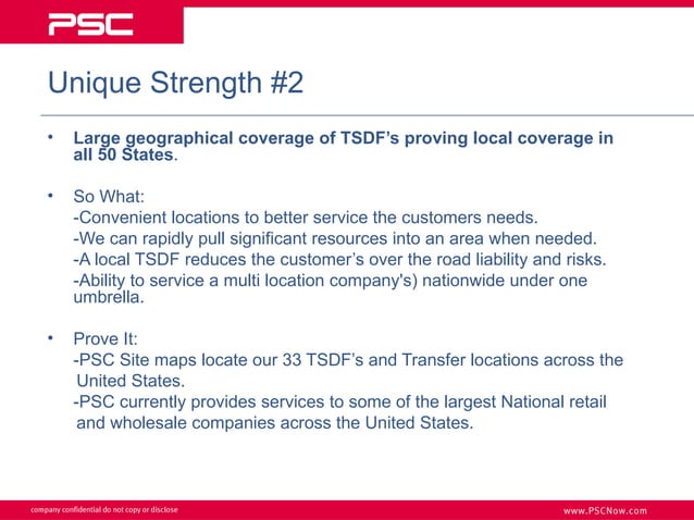 Psc Unique Strengths | PPT