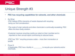 Psc Unique Strengths | PPT