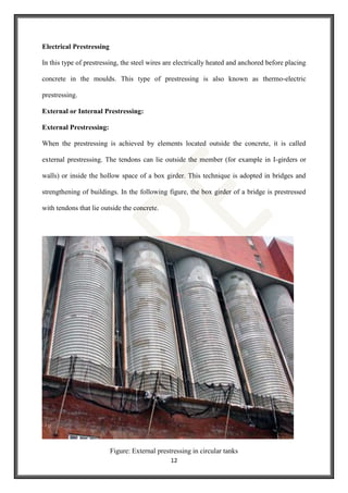 Prestress is defined as a method of applying pre-compression to control ...