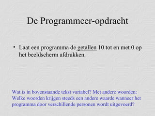 Psd - Programma Structuur Diagram | PPT