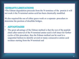 Protein sequence determinatiom | PPTX