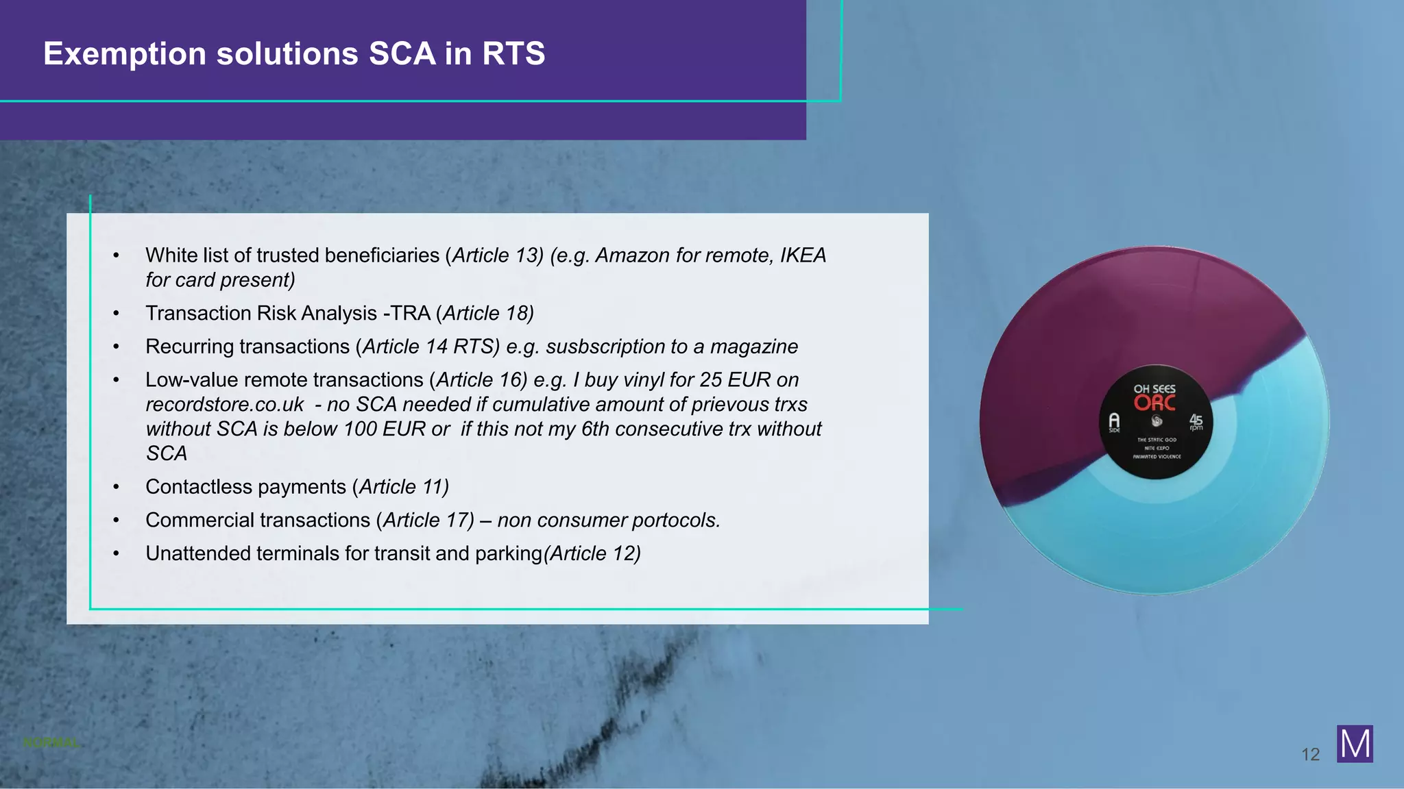 PSD 2 - Ocean of requirements | PDF