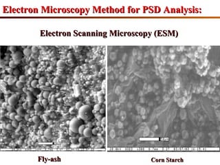 Techniques for Determining Particle Size Distribution (PSD) of ...