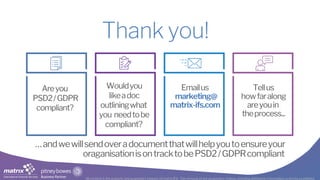 Open Banking / PSD2 & GDPR Regulations and How They Are Changing Fraud & Financial Crime | PDF