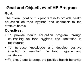 PRACTICAL SKILL DEVELOPMENT ON CONDUCTION OF HEALTH EDUCATION ON ...
