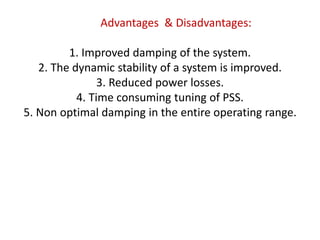 Power System Dynamics and Control Presentation on Unit 3 | PPTX