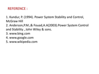 Power System Dynamics and Control Presentation on Unit 3 | PPT