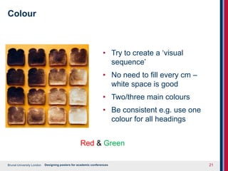 Presentation skills designing posters for academic conferences | PPT