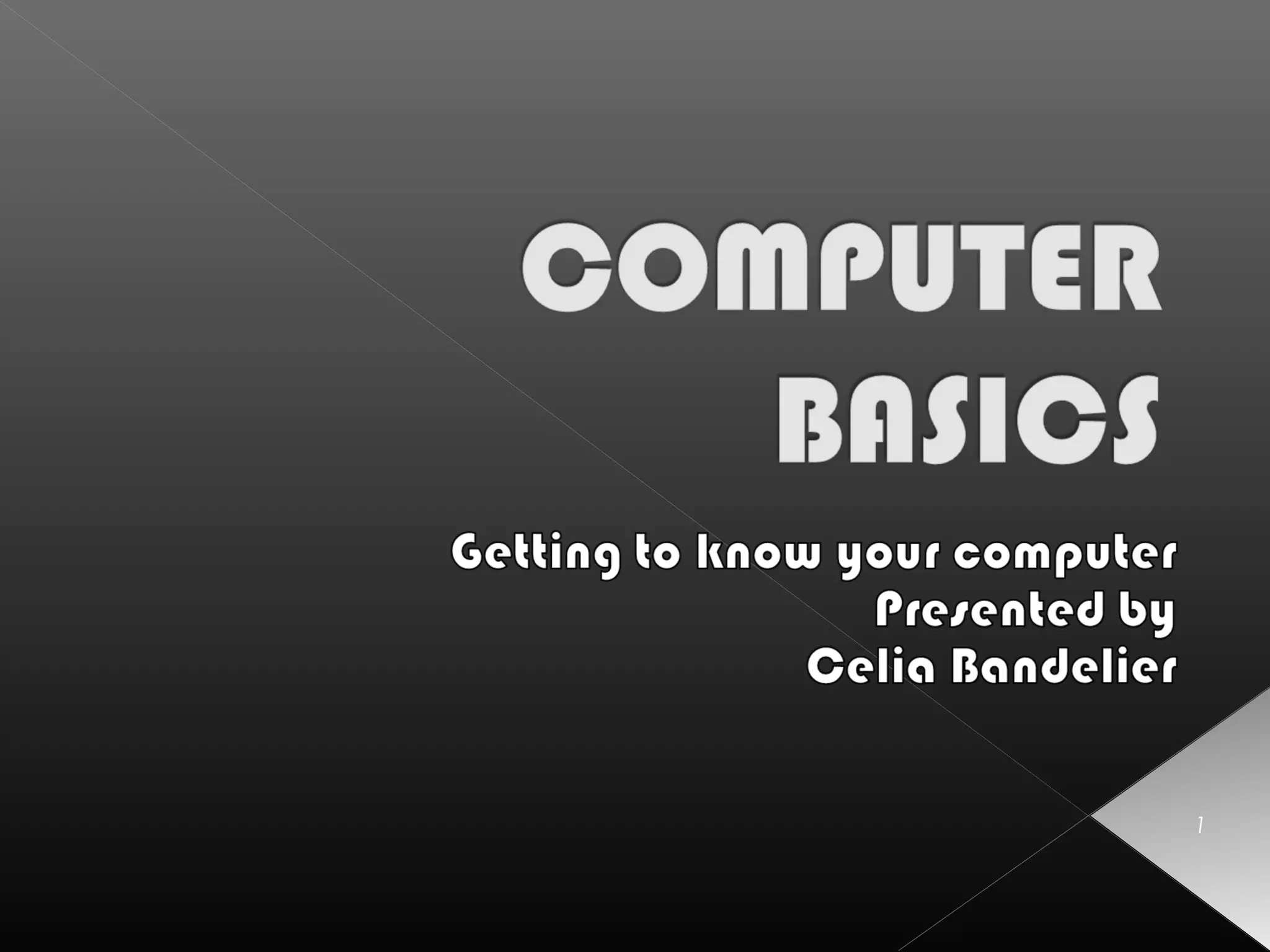Computer basics02 | PPT