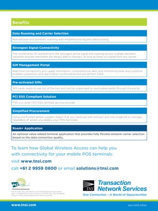 TNS Global Wireless Access APAC Product Sheet | PDF