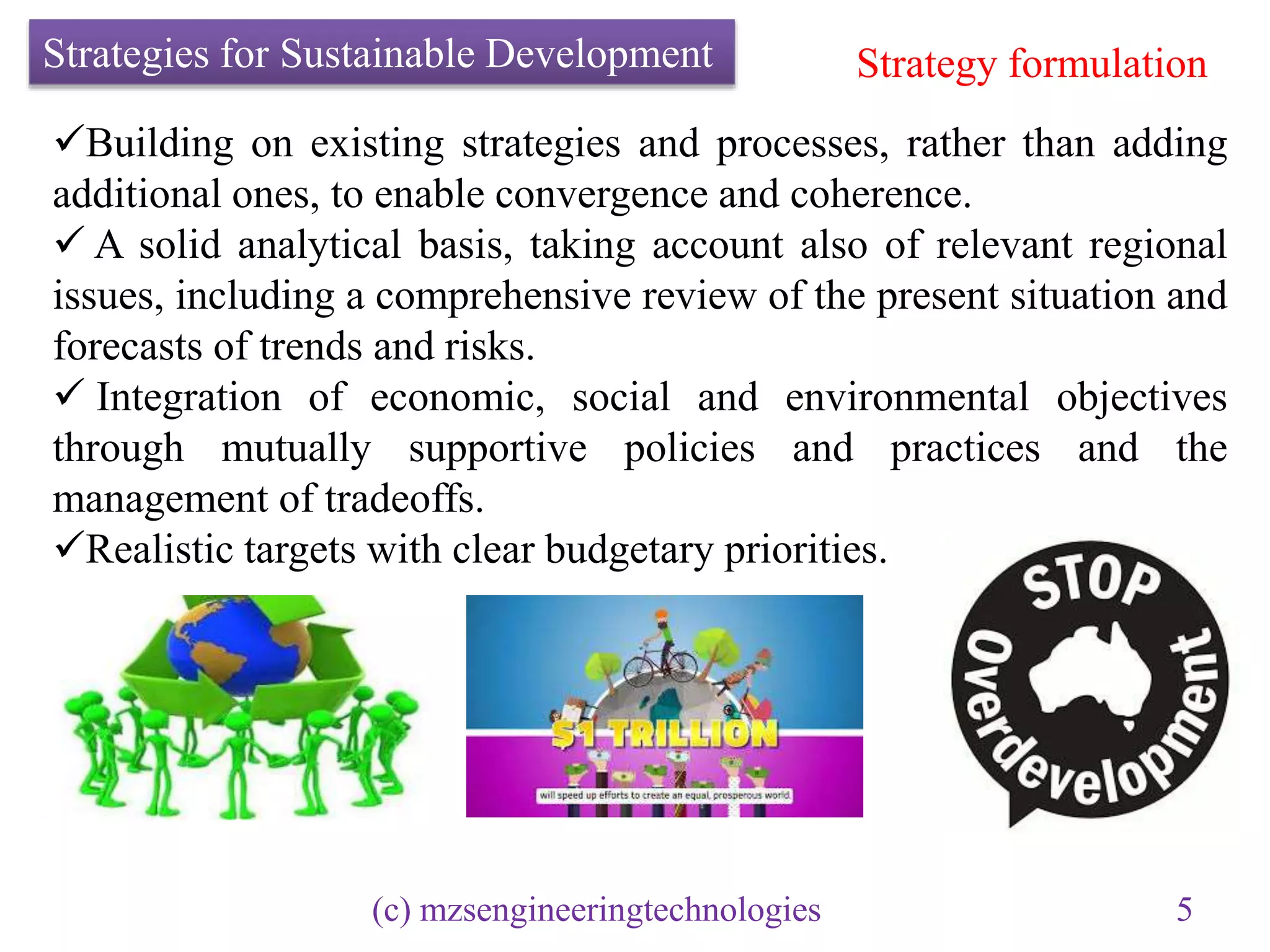 Planning of Sustainable Development Module 2 | PPTX