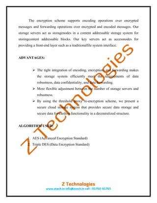 Psdot 12 a secure erasure code-based cloud storage | PDF