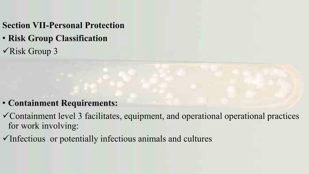 Pathogen safety data sheet | PPT
