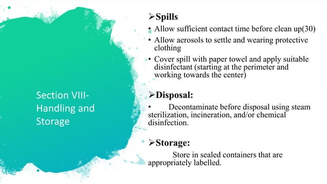 Pathogen safety data sheet | PPT