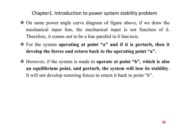 POWER SYSTEM DYNAMICS AND STABLITY CHAP1 | PDF