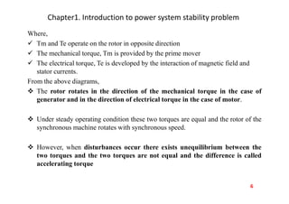 POWER SYSTEM DYNAMICS AND STABLITY CHAP1 | PDF