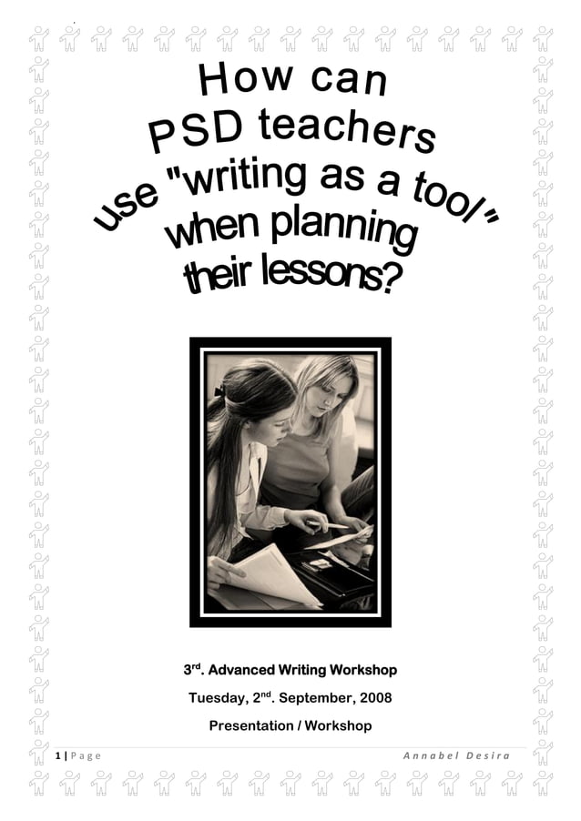 Psd Teachers & Writing | PDF