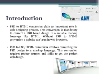 Psd to html | PPT