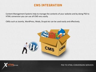 PSD to HTML Conversion | PPT