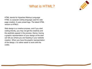 PSD to HTML Conversion | PPT
