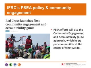 IFRC's policy to prevent and respond to sexual exploitation and abuse (PSEA) | PPTX | Sexual ...