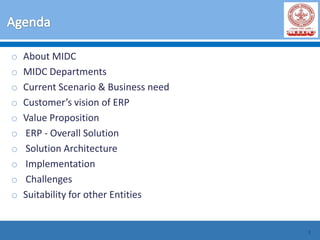 Integrated ERP_MIDC | PPTX