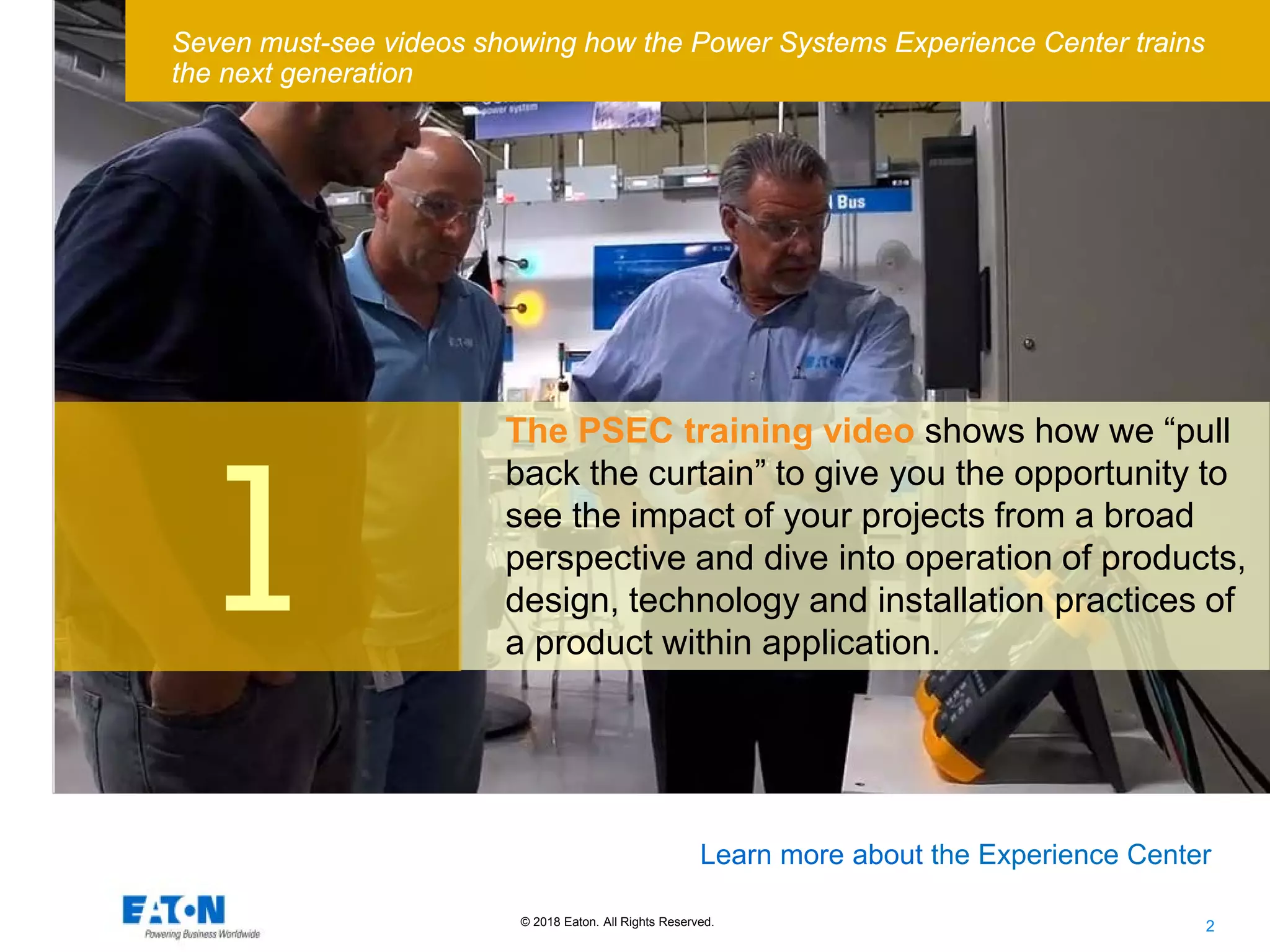 7 videos: how PSEC is training the next generation | PDF