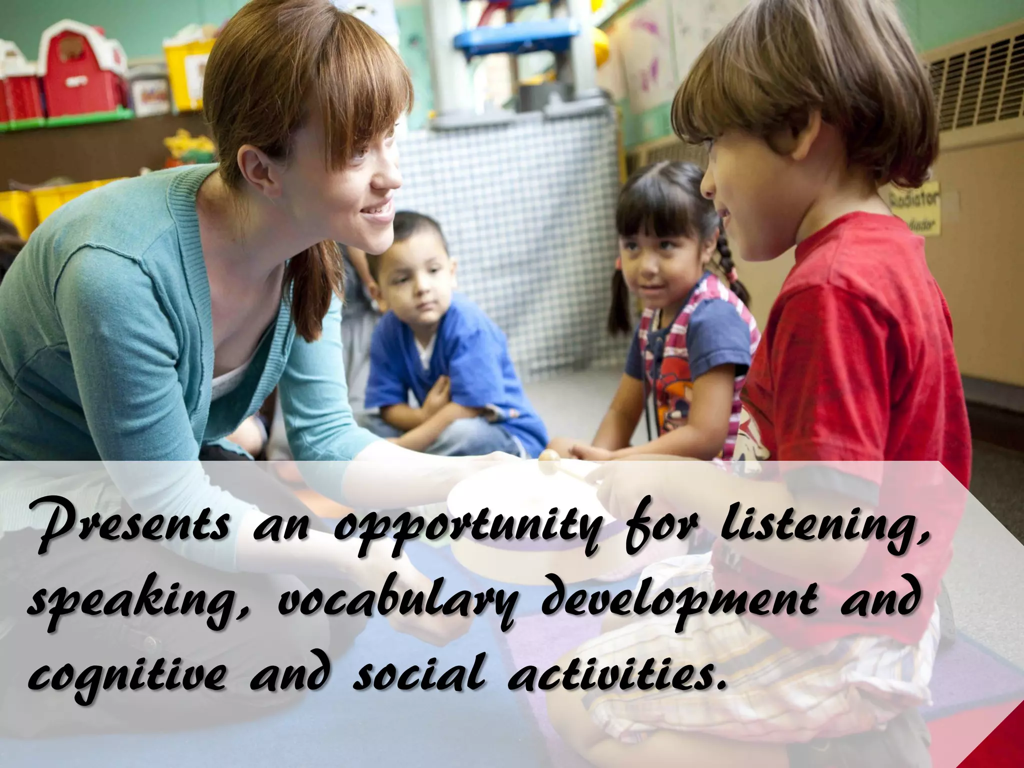 Language and Literacy Areas in a Preschool Classroom | PDF