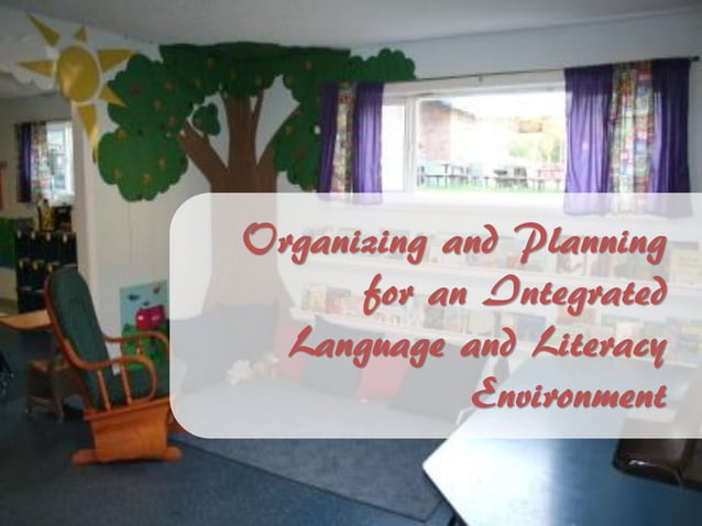 Language and Literacy Areas in a Preschool Classroom | PDF
