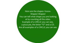 Shapes I know | PPTX