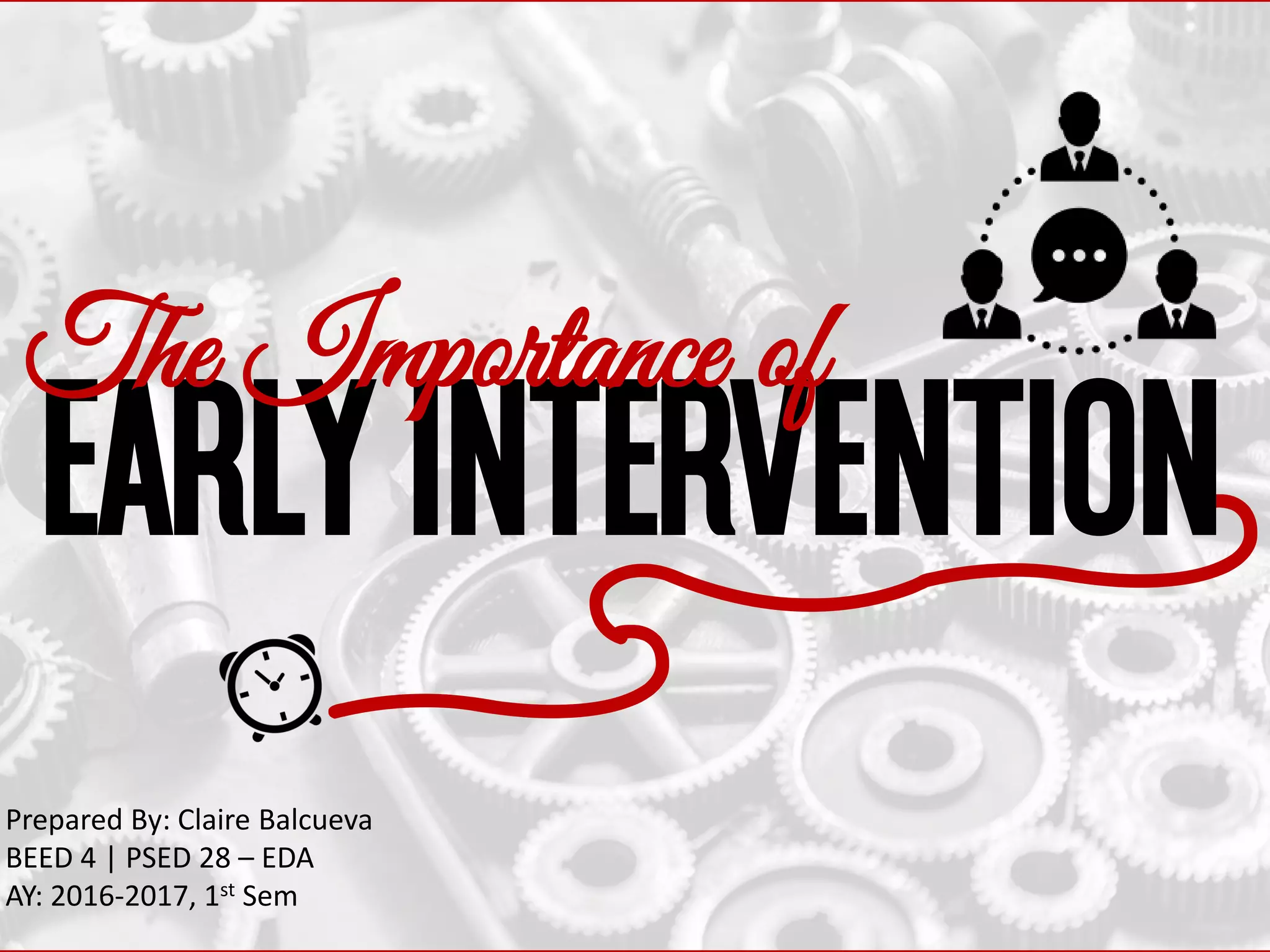 The Importance of Early Intervention | PDF