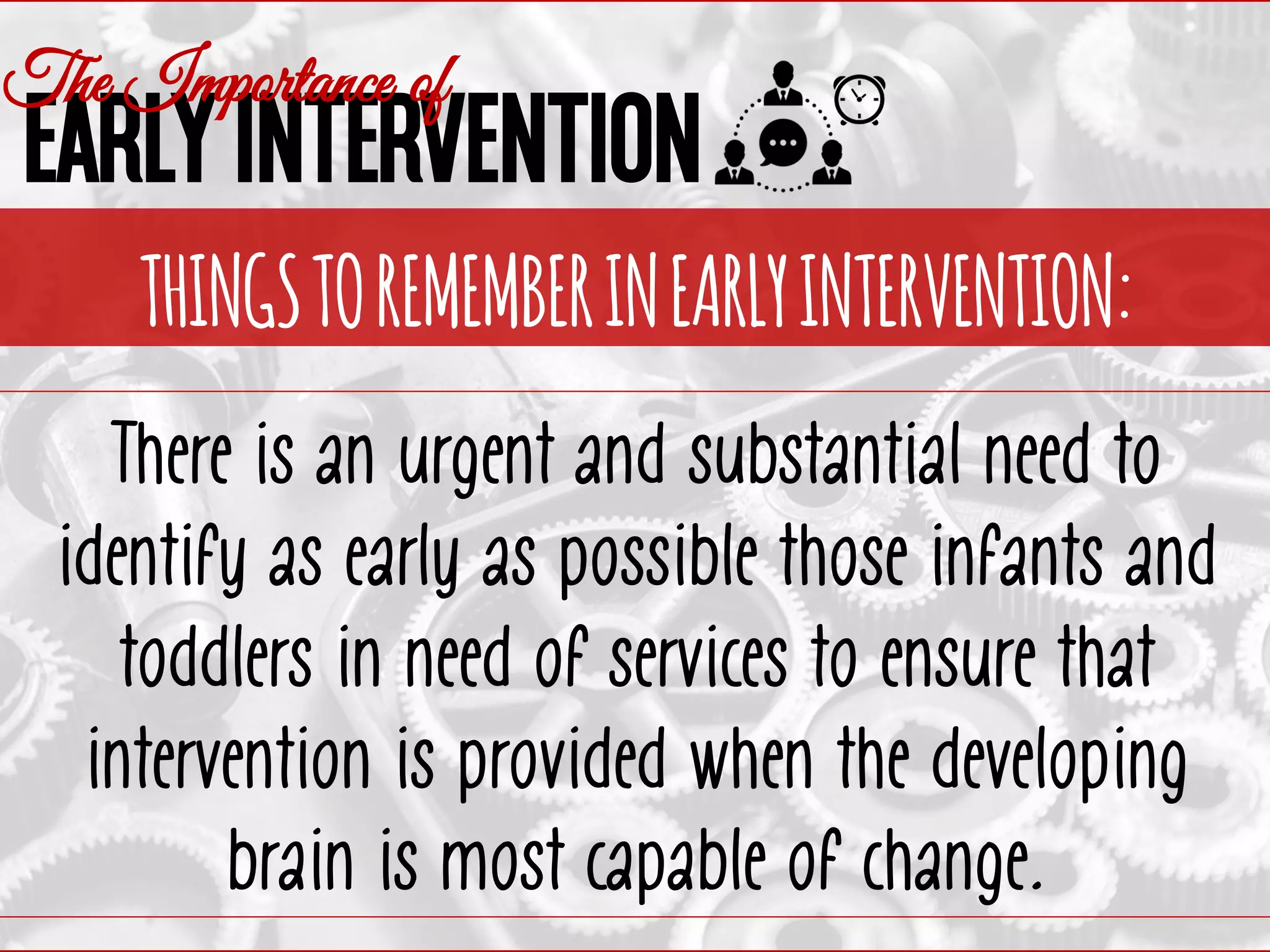 The Importance of Early Intervention | PDF