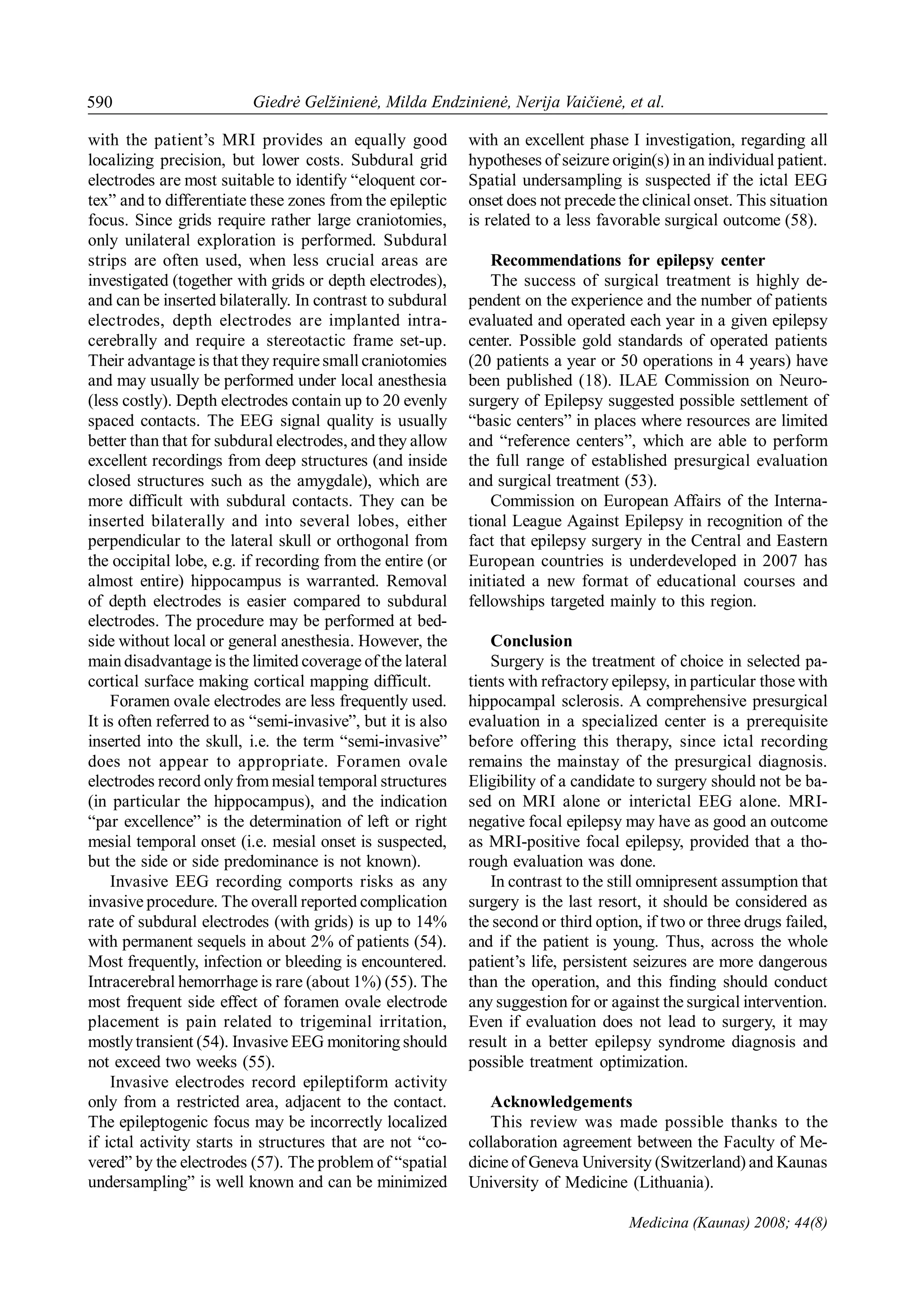 Presurgical Evaluation Of Epilepsy Pdf