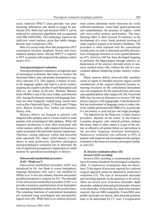 presurgical evaluation of epilepsy | PDF