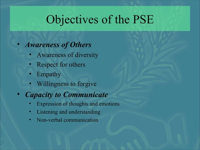 PSE (English) | PPT