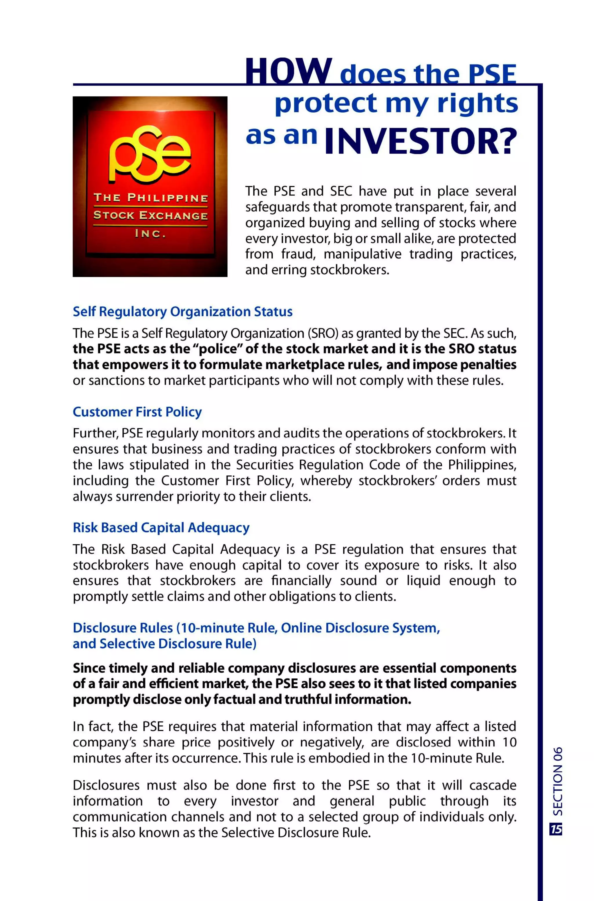 [PinoyInvestor.com] PSE Guide to Stock Investing in the Philippines | PDF