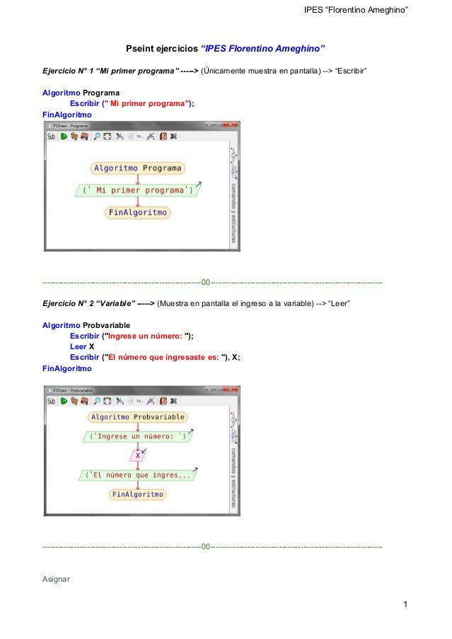 Ejercicios Resueltos De Pseint Pdf
