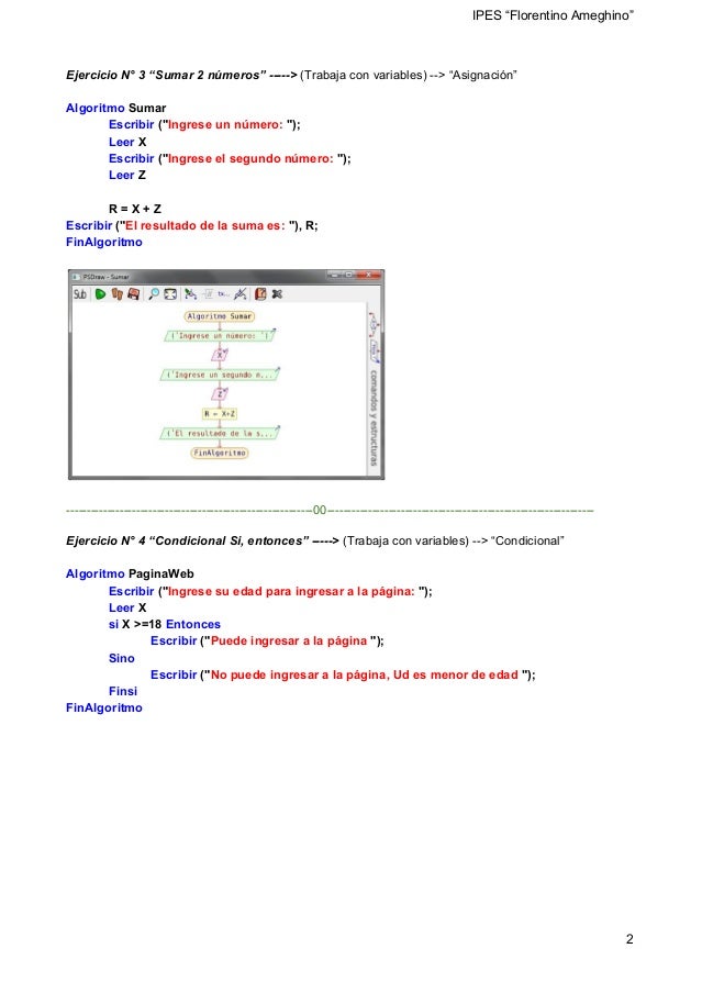 Ejercicios Resueltos De Pseint Pdf