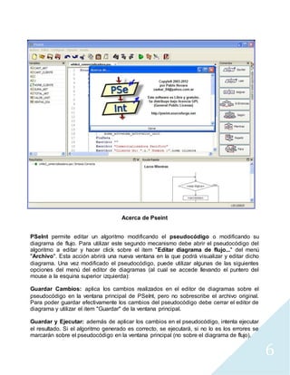 Pseint tutorial | PDF