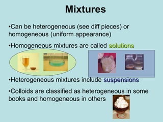 PS elements compounds mixtures.ppt