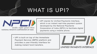 It is a PPT on Upi , based on the technology used to do payments | PPTX