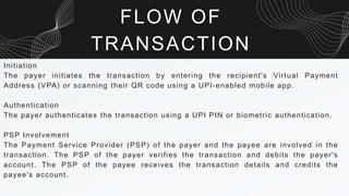 It is a PPT on Upi , based on the technology used to do payments | PPTX