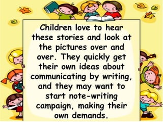 books as leads in writing activities and alphabets | PPT