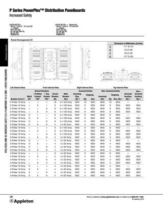 P Series PowerPlex™ Distribution Panelboards | PDF